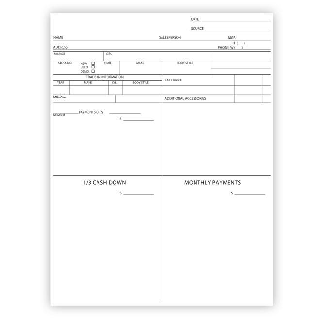 Four Square Form / Customer Proposal – Alabama Independent Auto Dealers ...