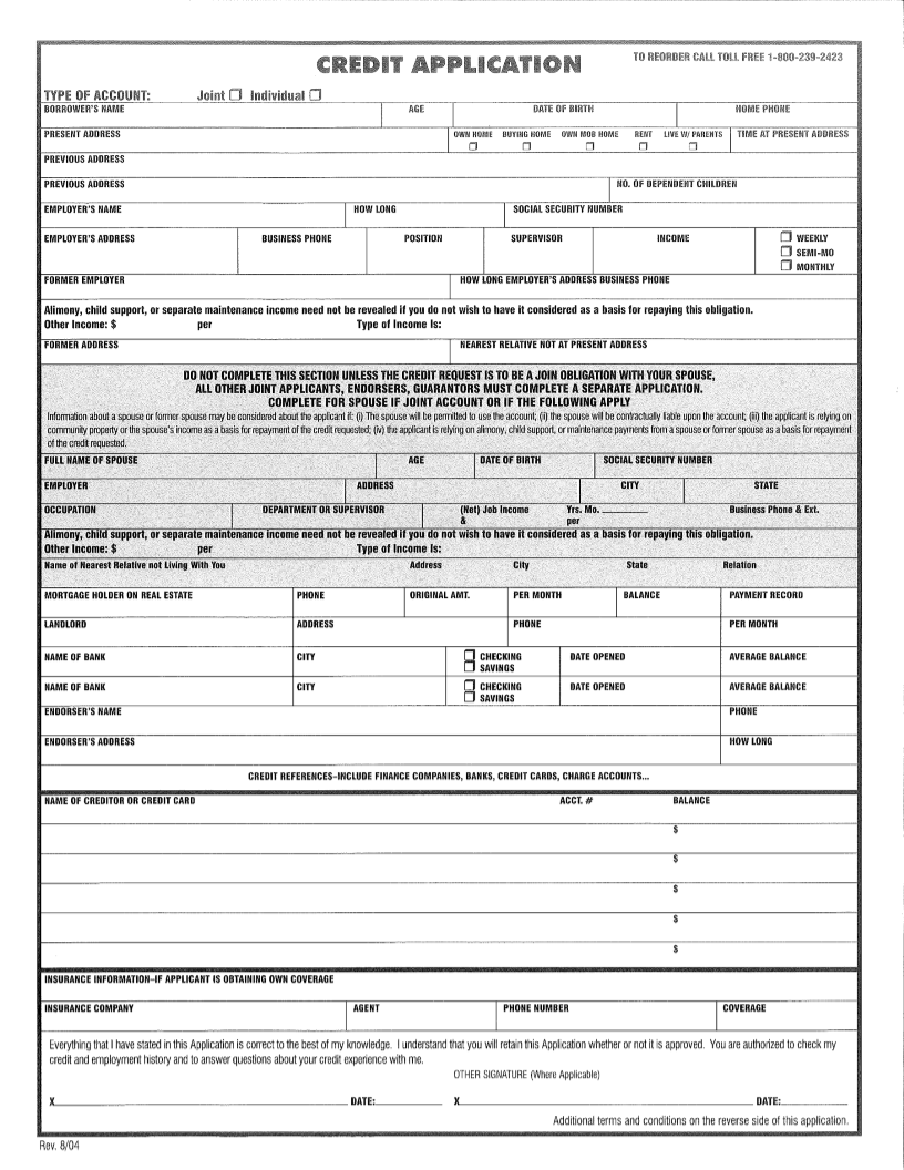 Credit Applications – Alabama Independent Auto Dealers Association Store