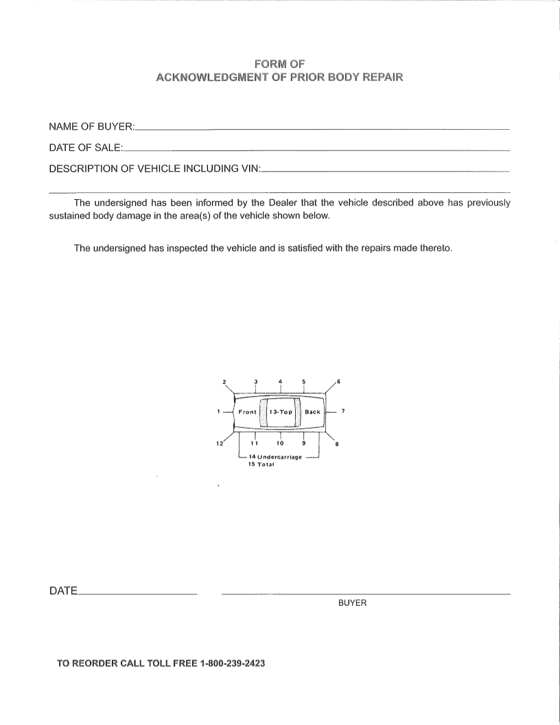 Damaged Vehicle Disclosure Prior Body Repair – Alabama Independent Auto ...